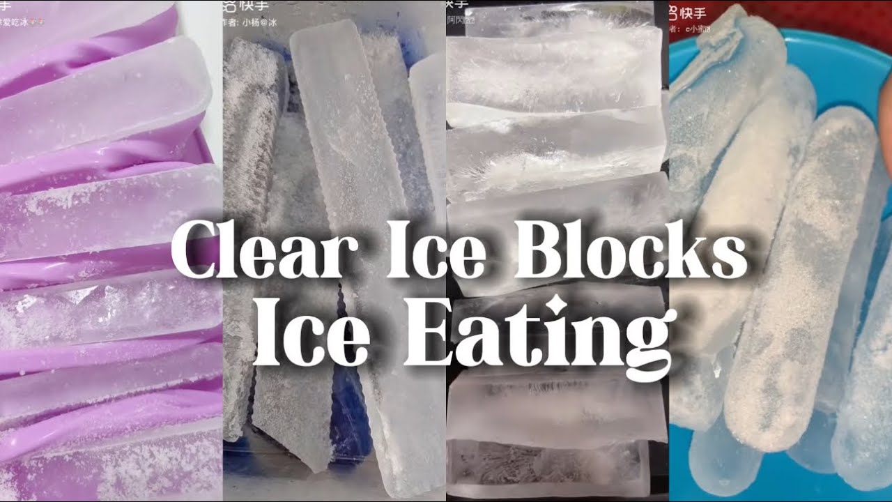 Clear Blocks Ice Eating Complication 🧊 - YouTube