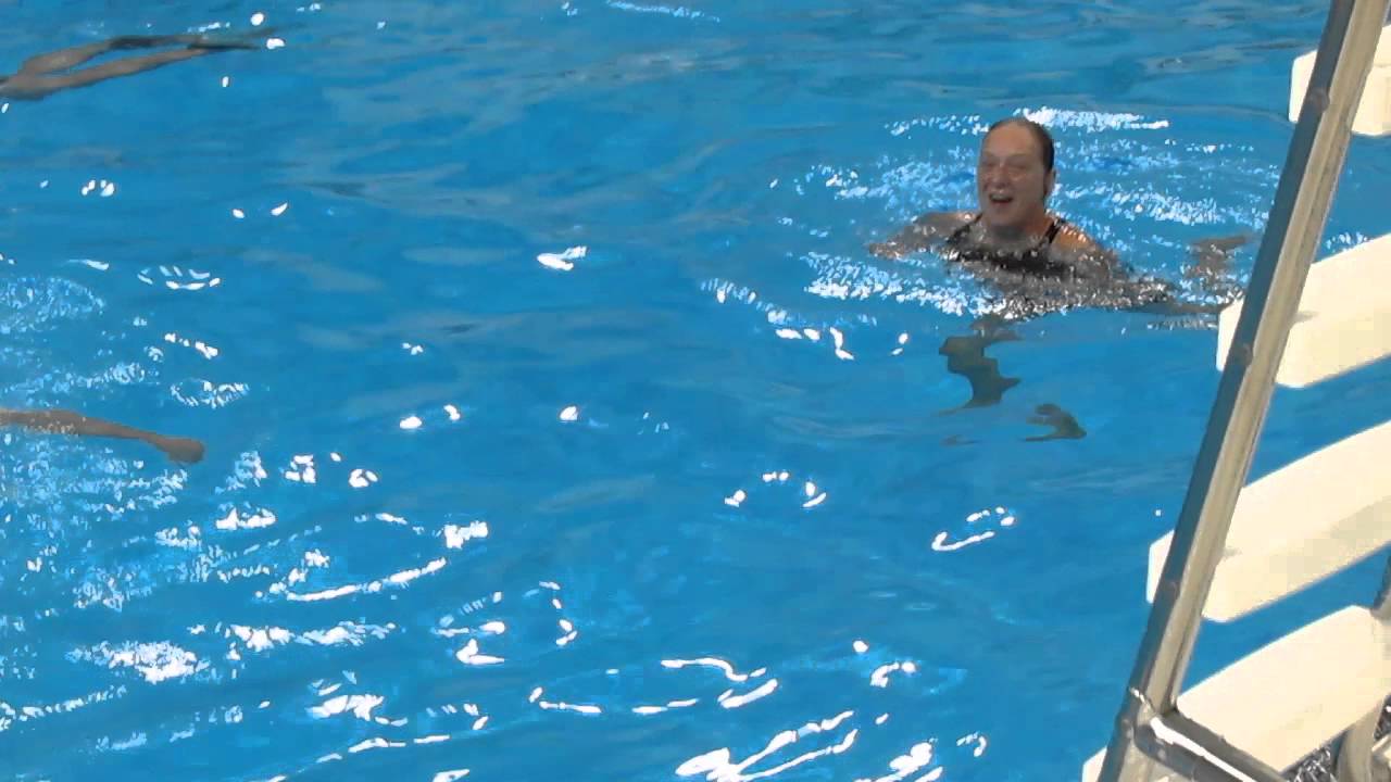 SUCI-Patricia and Mandy's first dive in Pan Am diving Pool 2014 09 24 ...