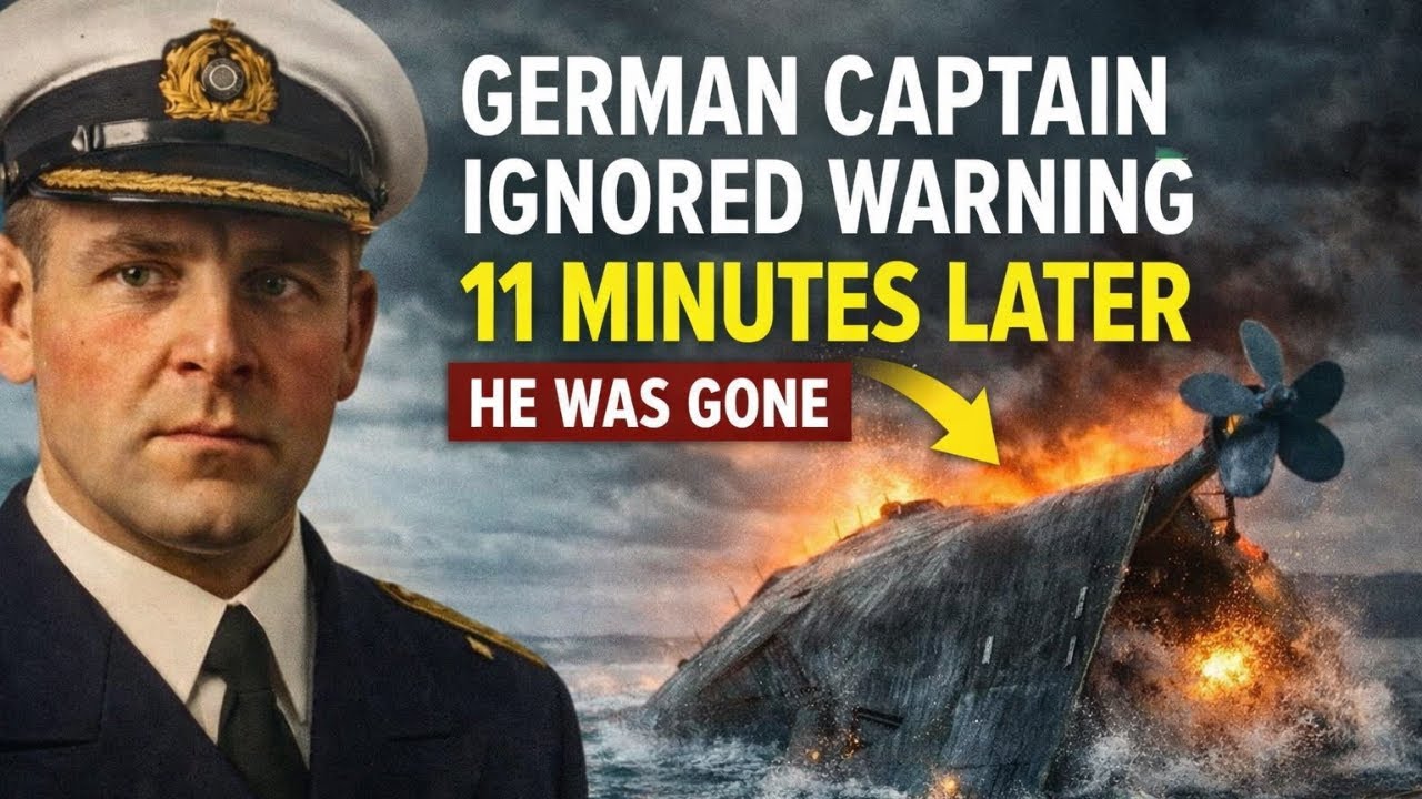 German Captain Ignored The Warning. 11 Minutes Later He Was Gone | ww2 ...