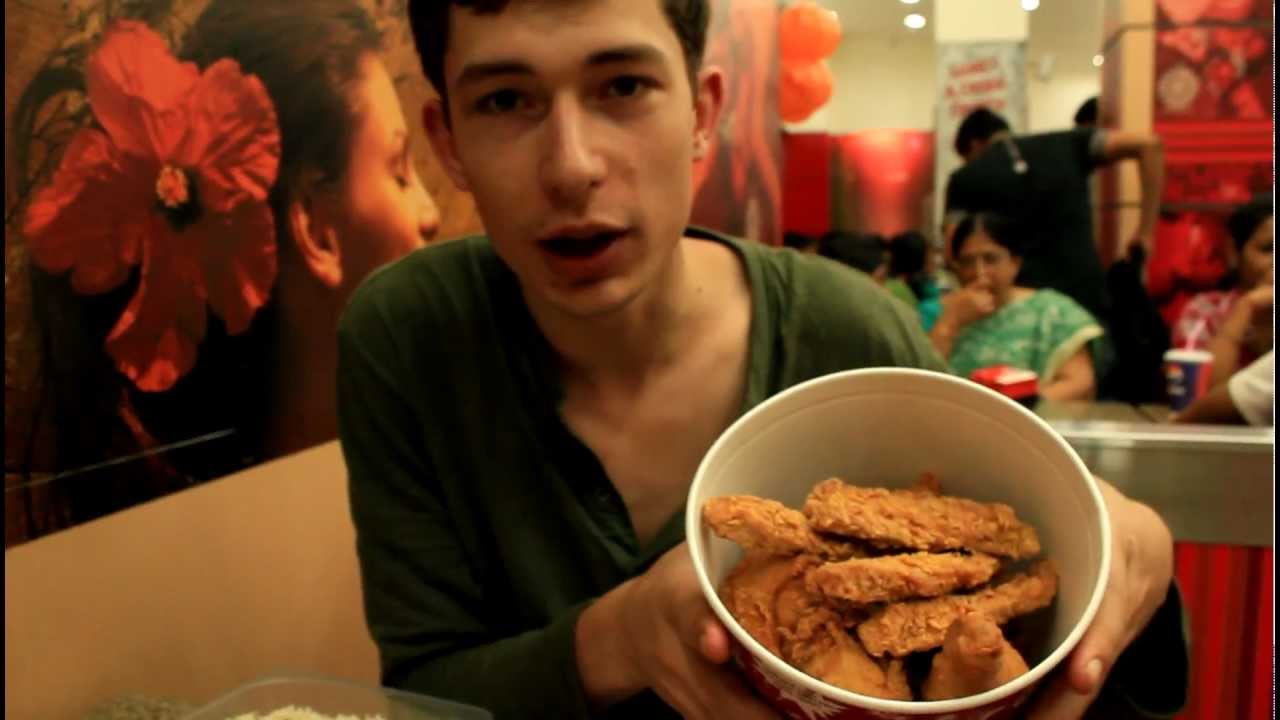 KFC eten in India - YouTube