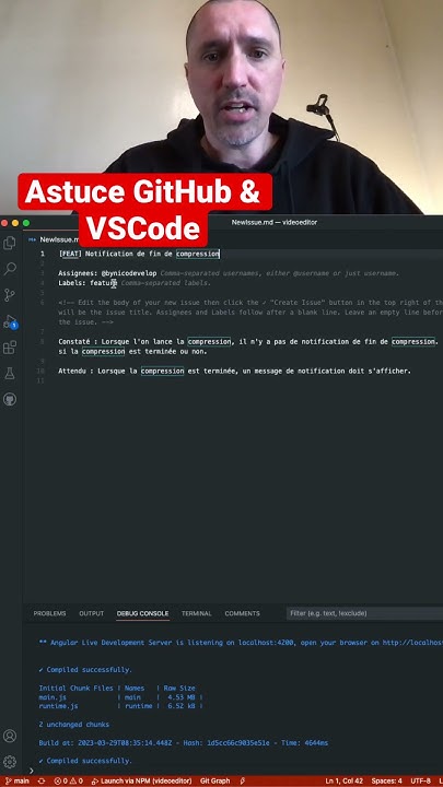 Astuce #github & #vscode - YouTube