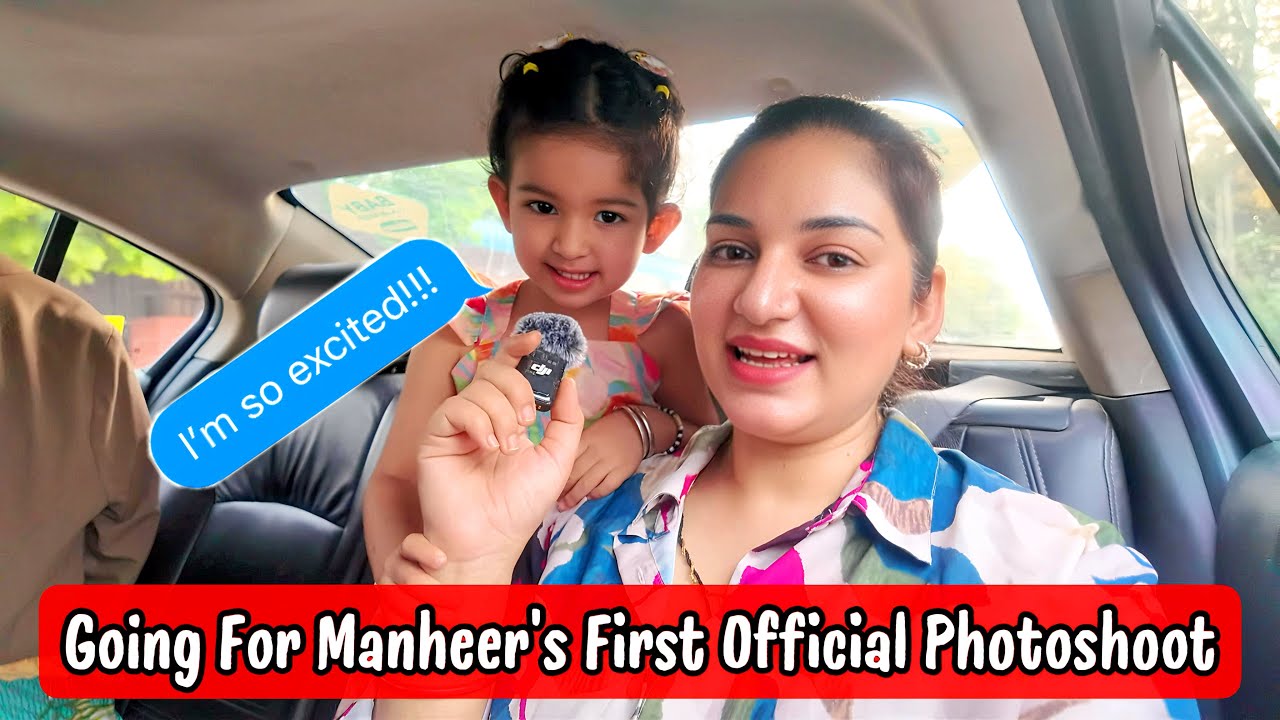 Manheer Is Getting Ready For Her First Official PhotoShoot… yipeeee - YouTube