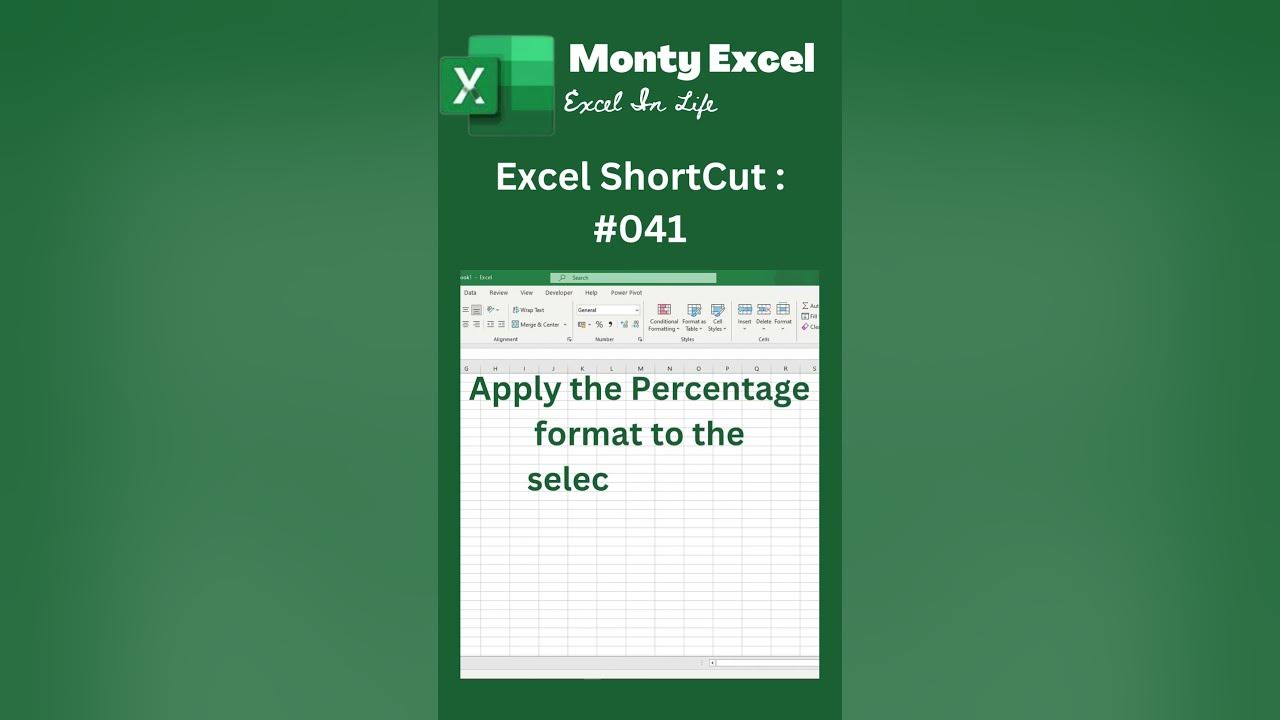 #041 : Excel Shortcut to boost your productivity #shorts #exceltip - YouTube