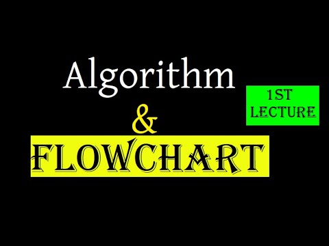 Lecture 4 Algorithm & Flowchart PART-1 - YouTube