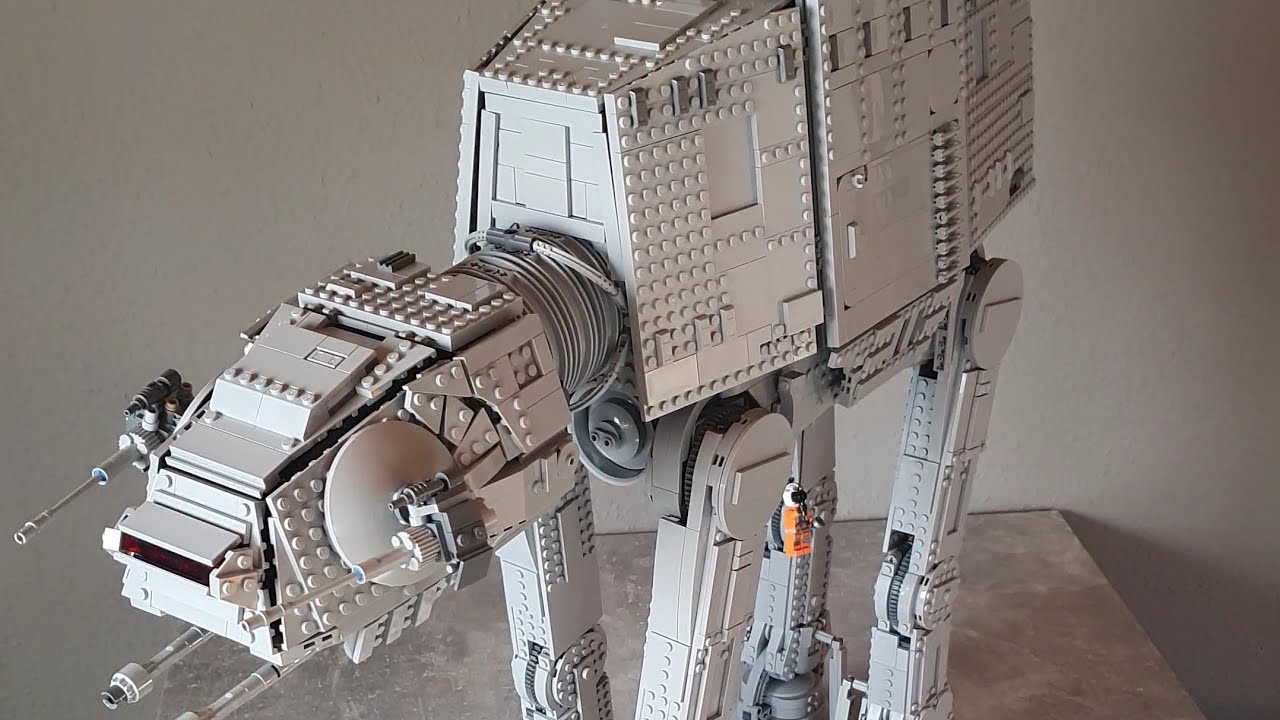 Lego Star Wars UCS AT AT 75313 head mod - YouTube