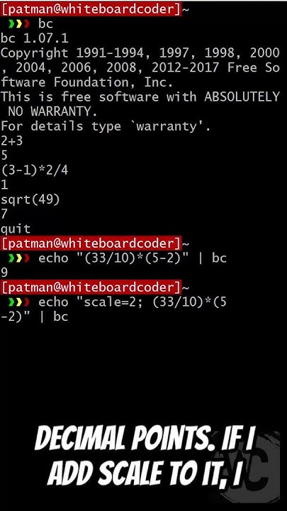 Linux Bc Coding Linux Linuxtutorials Linuxcommandlinetutorial Ubuntu Sysadmin Youtube