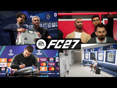 EA FC 27 | All New Cinematic Cutscenes ft. Career Mode ✅