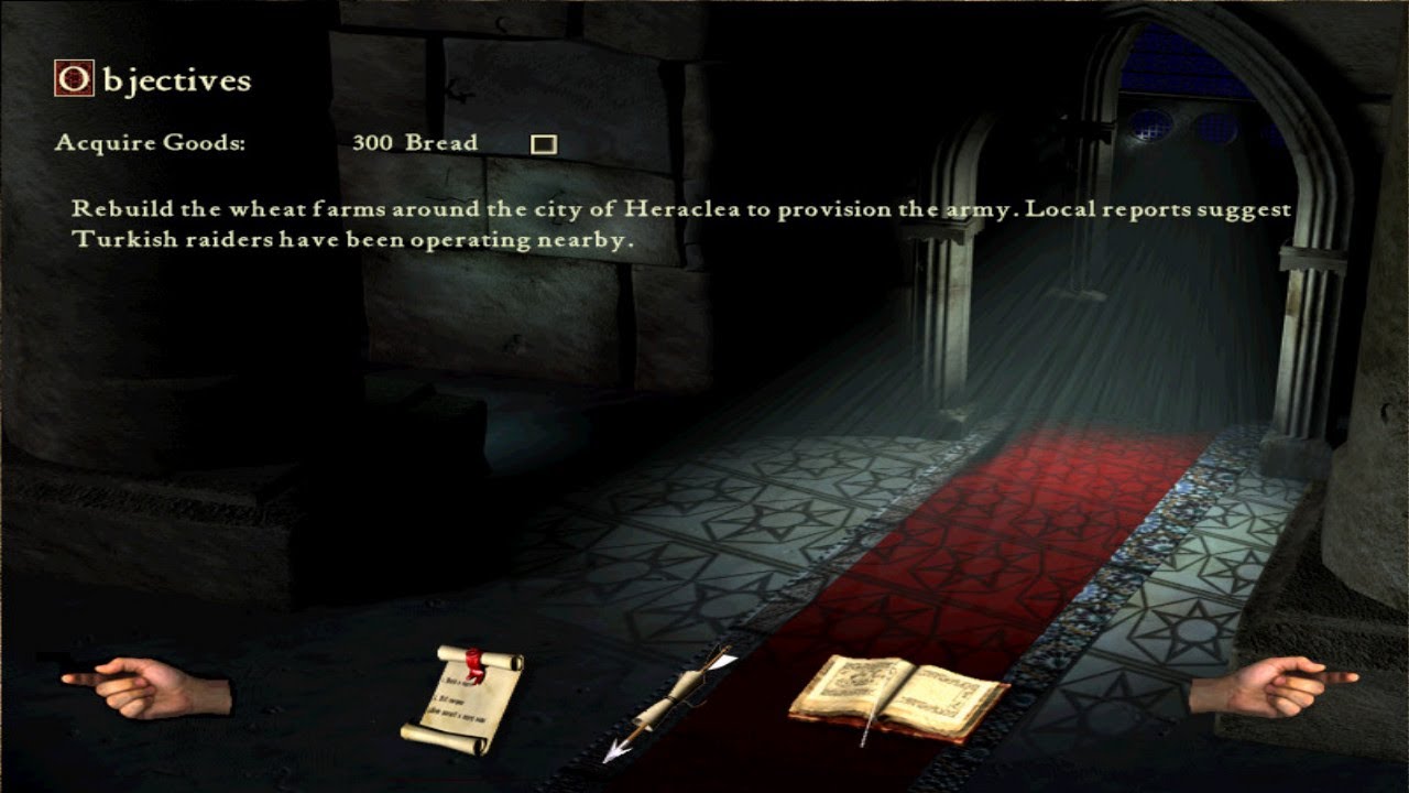 Stronghold Crusader - historical campaigns: Acquire Goods: 300 Bread ...