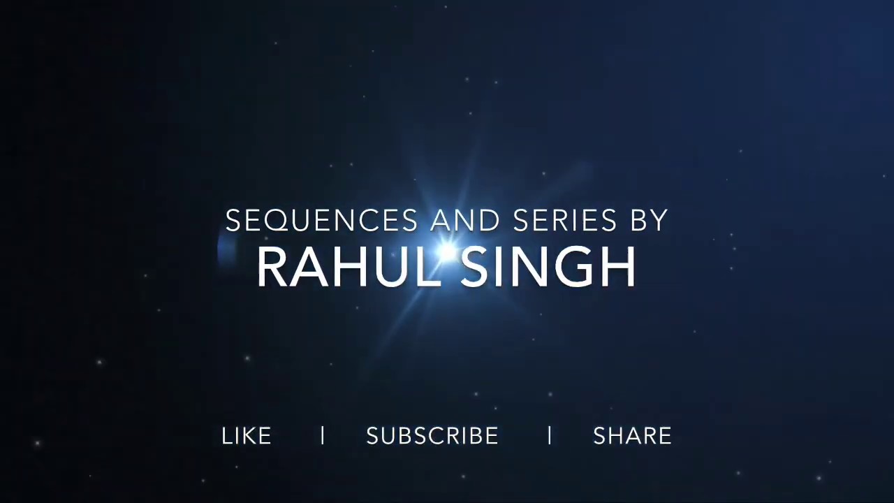 Method of difference | sequences and series-lec 13 | by Rahul Singh ...