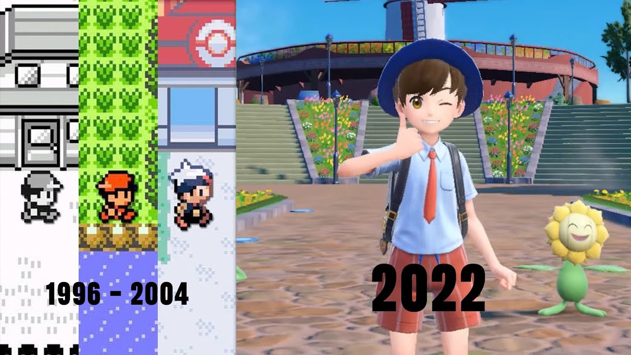 Evolution of Pokemon Games 1996 to 2022 - YouTube