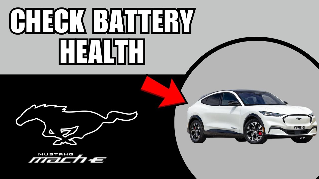 How To Check Battery Health On Ford Mustang Mach E - YouTube