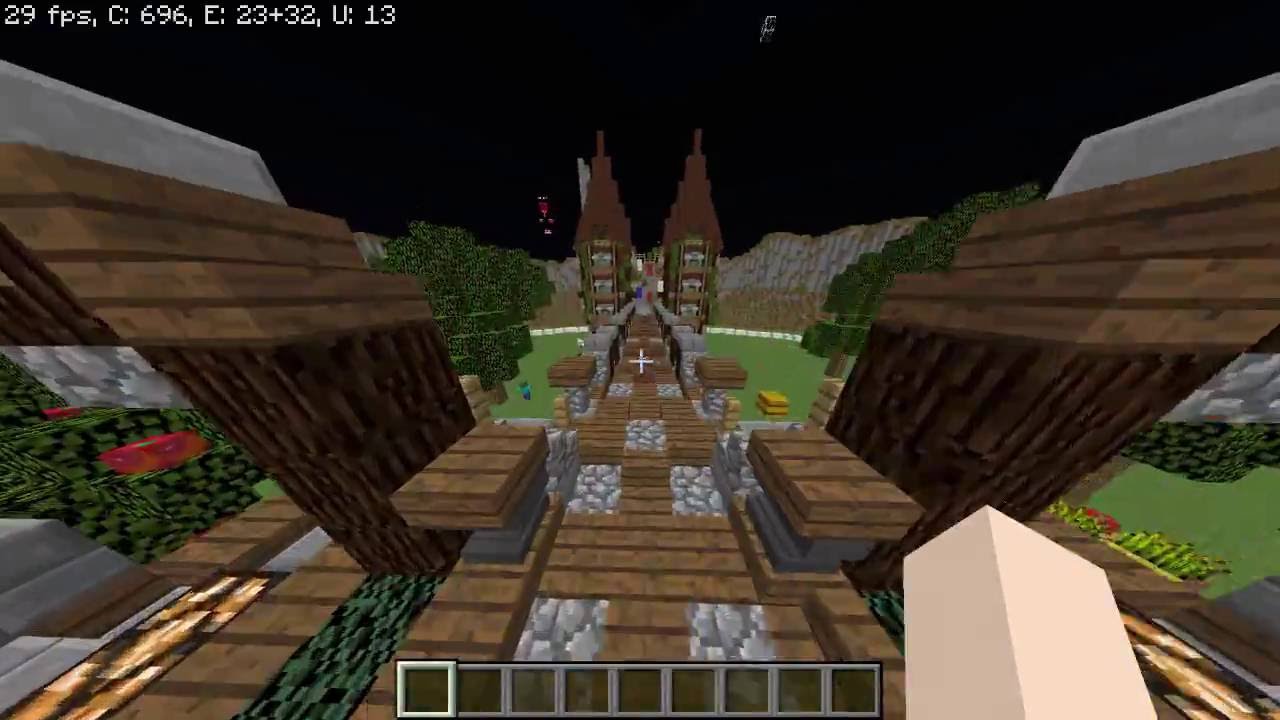 On My Minehut Minecraft Server! - YouTube