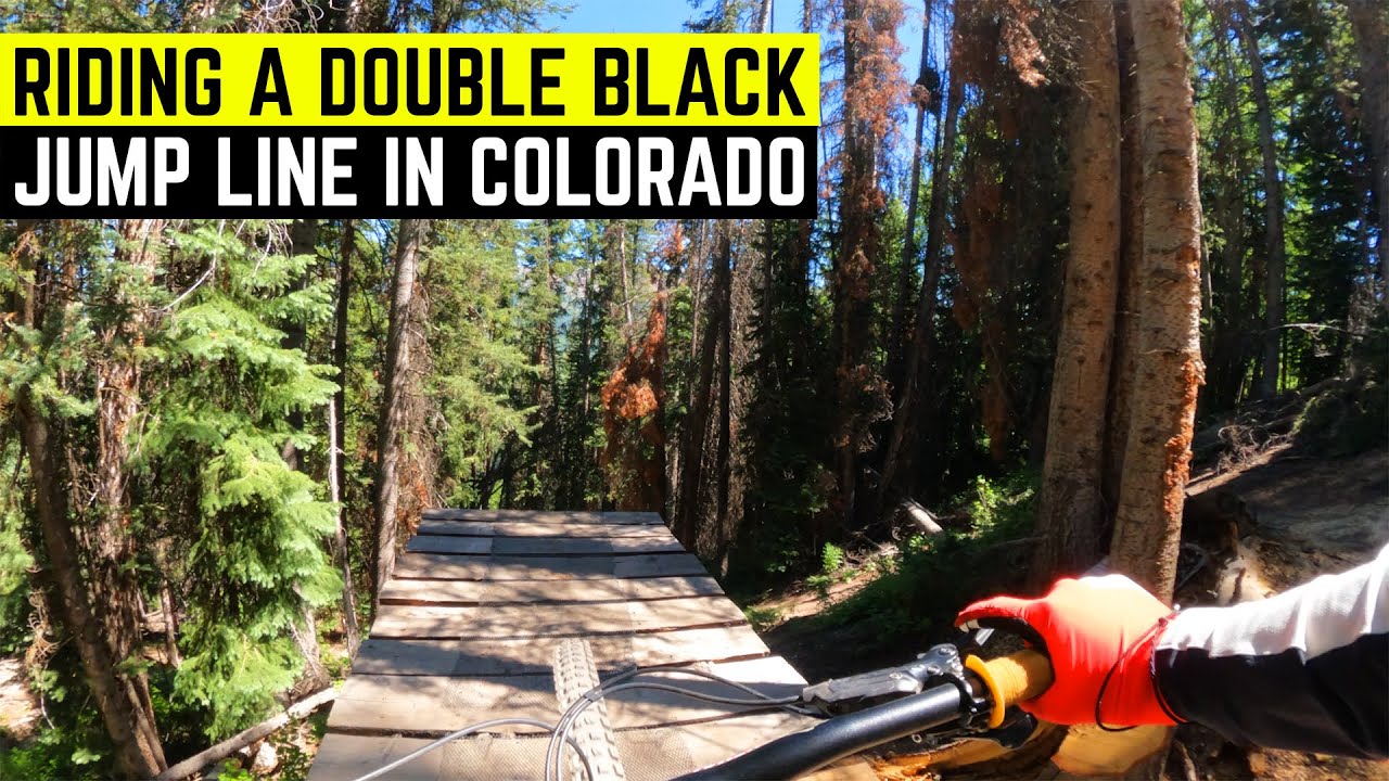 Riding The Double Black Diamond Jump Line At Crested Butte Bike Park ...