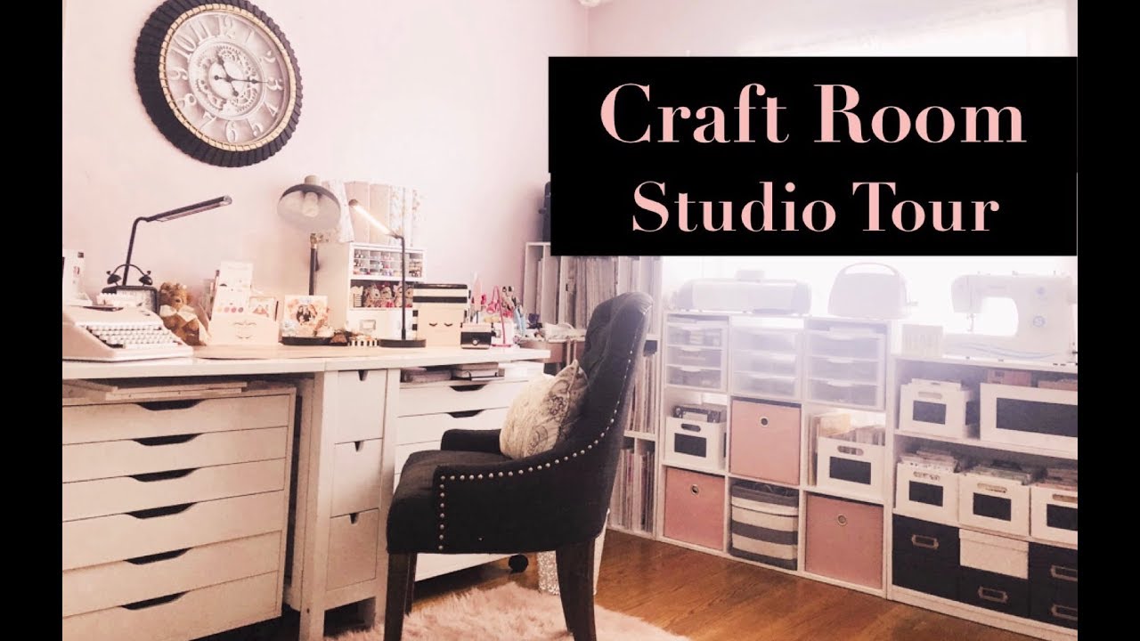 My New Craft Room Studio Tour // September 2019 - YouTube