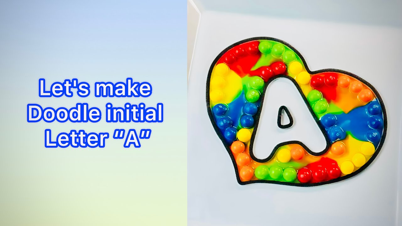 Let's make doodle initial letter “A” @ANATHingUnderTheSun - YouTube