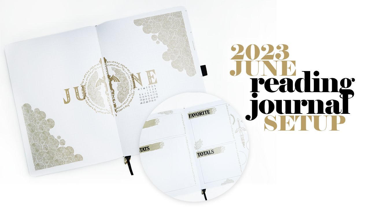 Reading Journal Setup | June 2023 | Legend of Zelda - YouTube