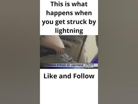 This is what happens when you get struck by lightning - YouTube