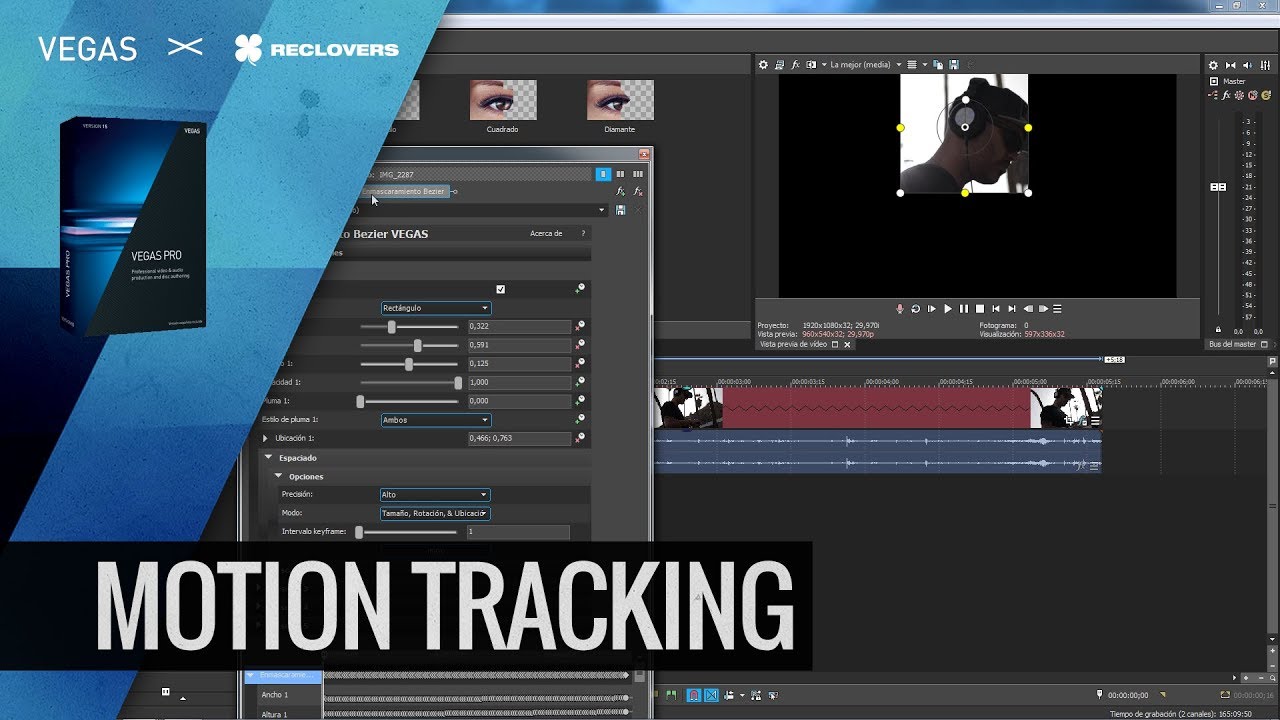 VEGAS PRO 16 #03 Motion Tracking (Tutorial Español) - YouTube