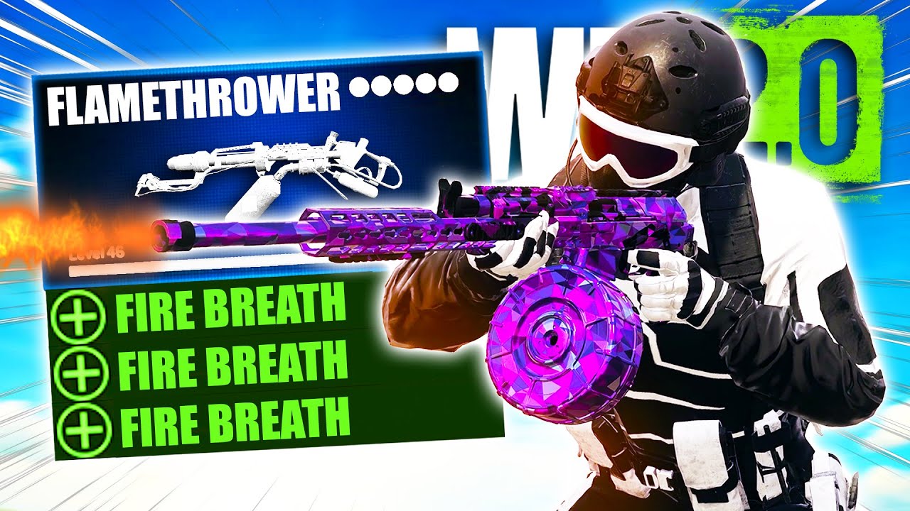 The NEW Flamethrower in Warzone 2 is Unbelievably Overpowered and I ...