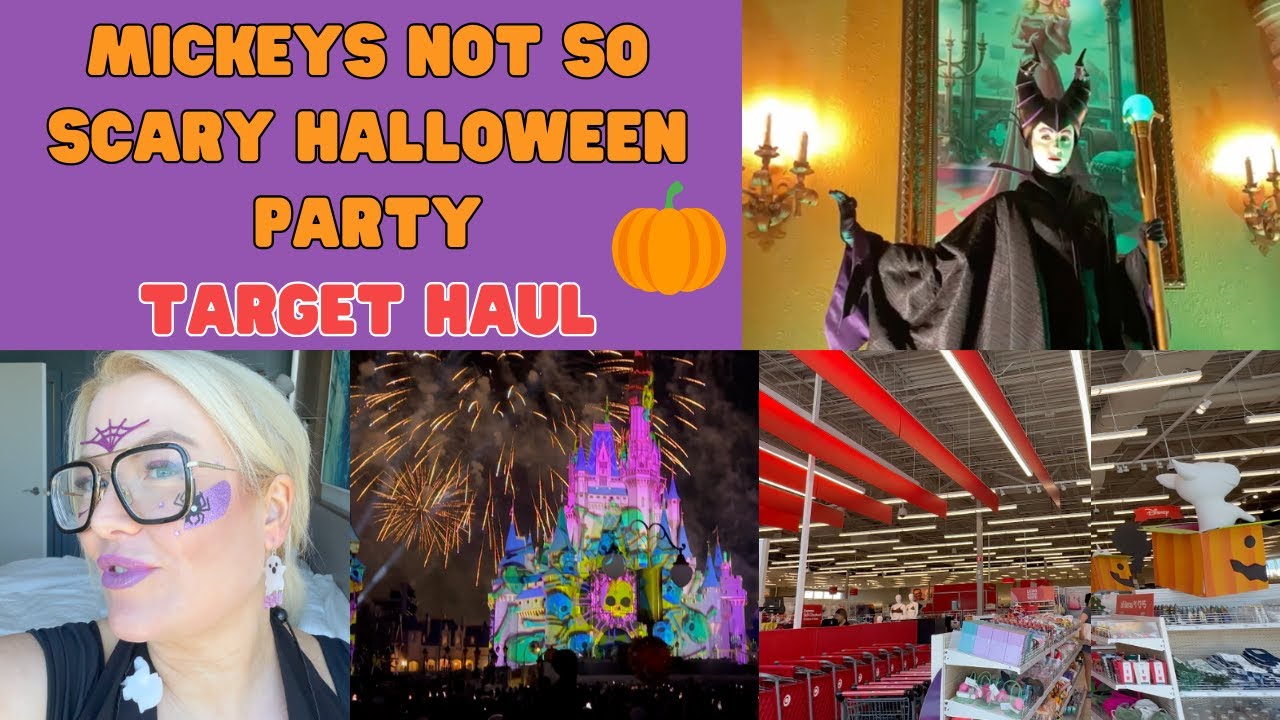 Mickeys not so scary Halloween party and Target haul. - YouTube