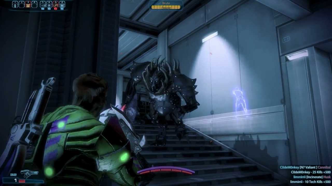 Mass Effect 3 Multiplayer, Blade Armor Kills: Brute - YouTube