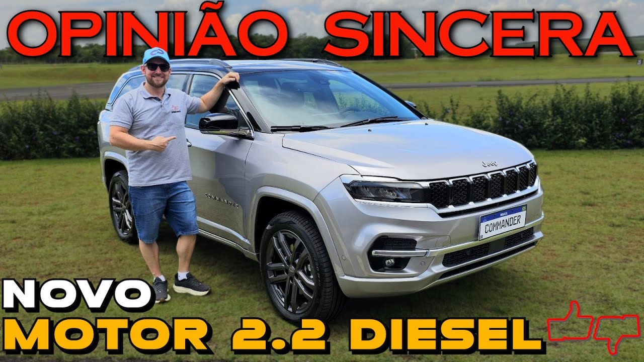 Jeep Commander 2025 com NOVO MOTOR 2.2 diesel: Ficou BOM? VALE a PENA ...