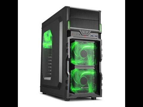 Sharkoon VG5-W Mid Tower Unboxing/Review - YouTube