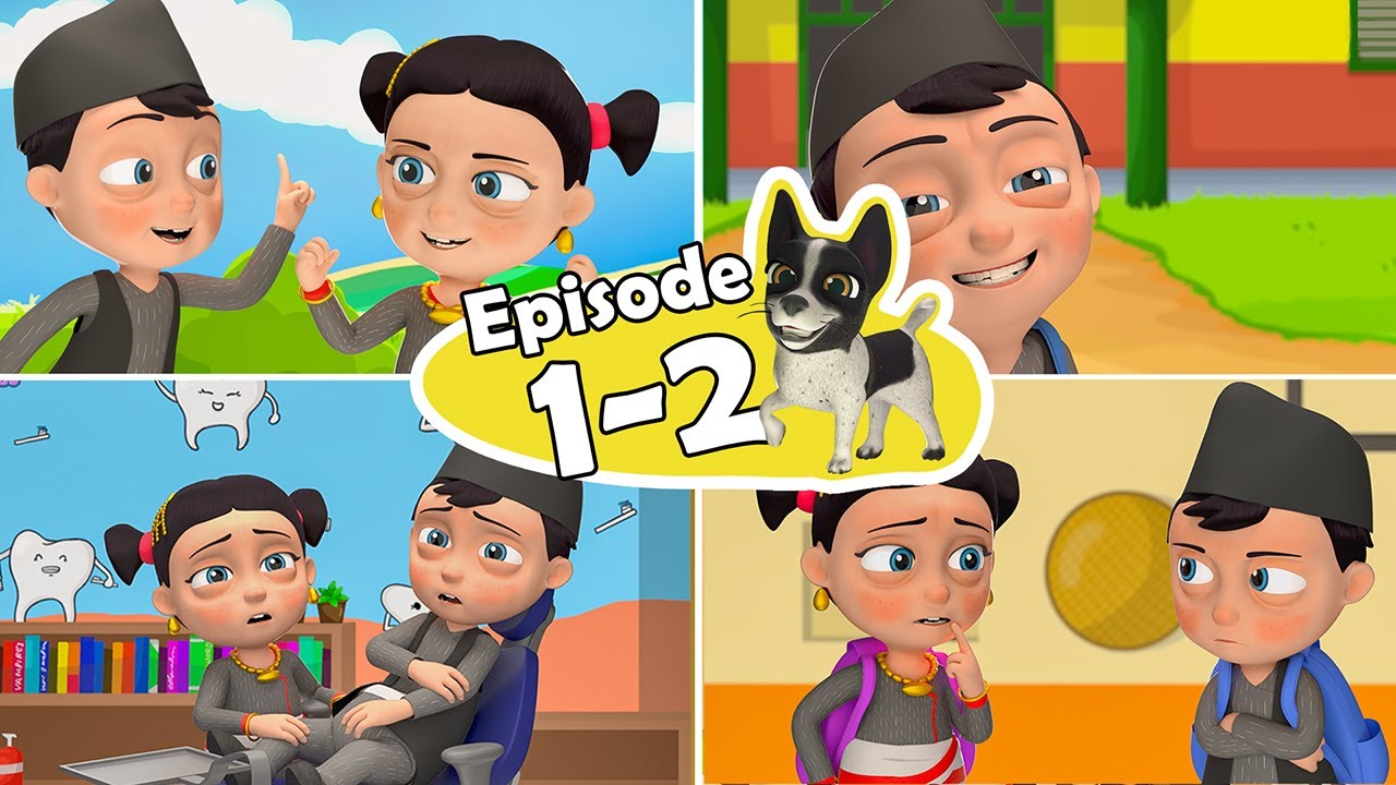 SUPER Nani Babu | Episode 01 - 02 | Newari "Nepal Bhasa" Cartoon ...