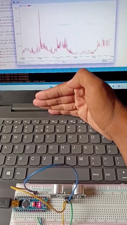 Serial Plotter Arduino | Serial Plotter With Distance Sensor | #engineering #arduino #robotics # ...