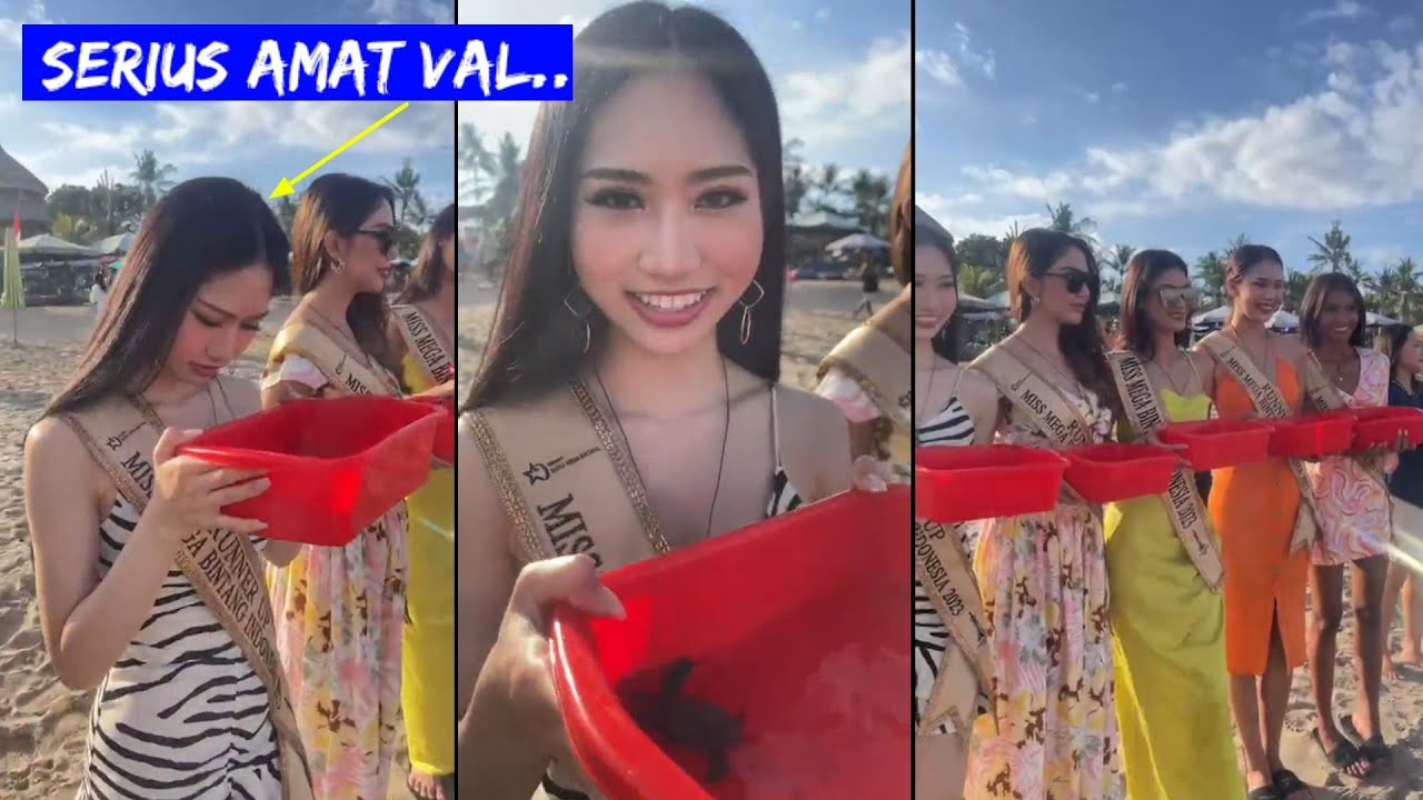 TINGKAH VALERIE CUTE BGT..Detik - detik Top 5 Miss Mega Bintang Lepas ...