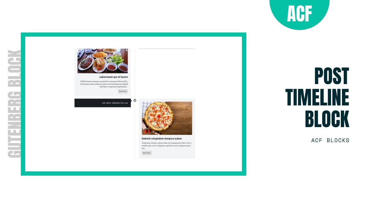 Gutenberg Post Timeline Block | ACF Blocks - YouTube