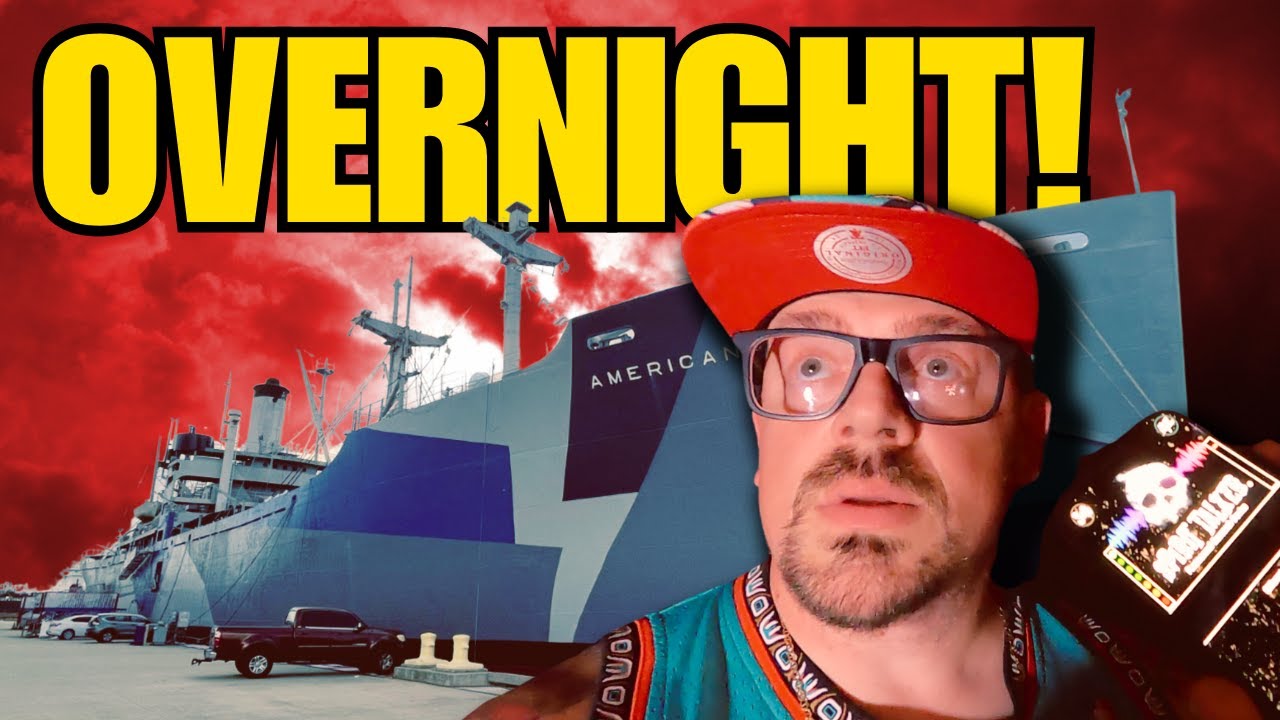 CAMPING OVERNIGHT On a Haunted GHOST SHIP - YouTube