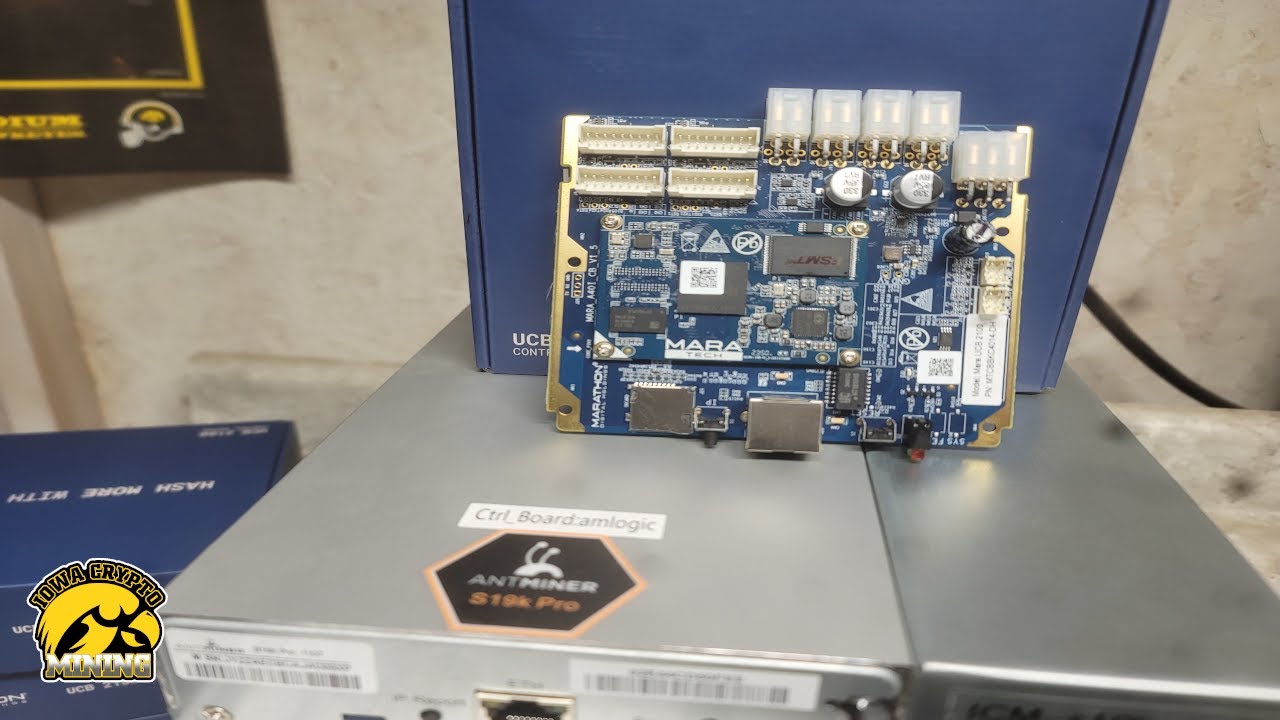 Giveaway of the New MaraFW Control Board For Bitcoin ASICs! - YouTube