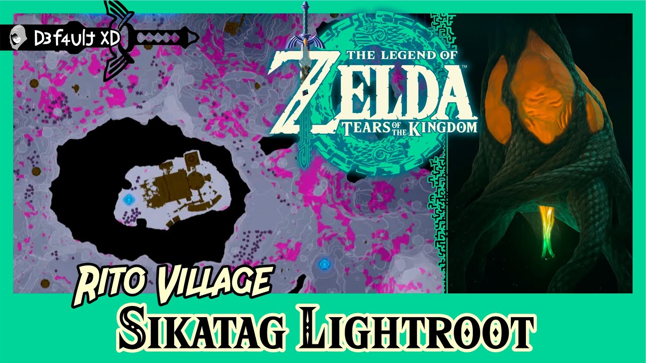Zelda Tears of the Kingdom - Sikatag Lightroot (Gatakis Shrine) - Passo ...