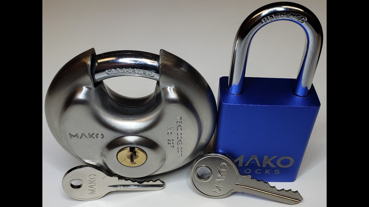 [L106] Mako Model 227 & 425 Locks - both picked, one gutted - YouTube