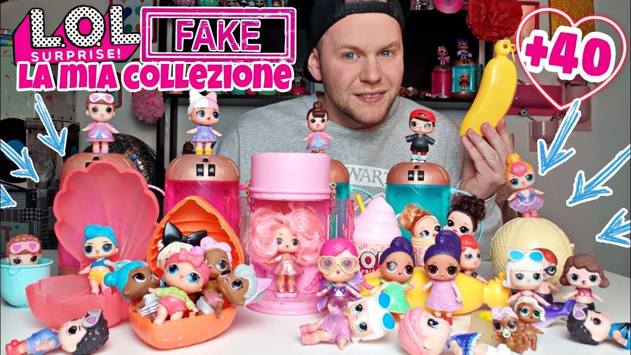 TUTTA LA MIA COLLEZIONE DI LOL SURPRISE FAKE !!! - YouTube