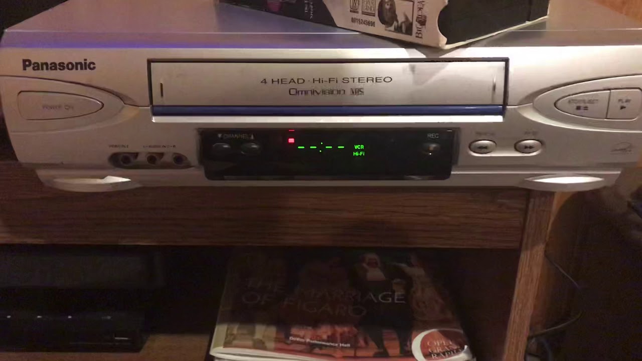 Demonstration on My New Panasonic Omnivision PV-V4523S VCR - YouTube
