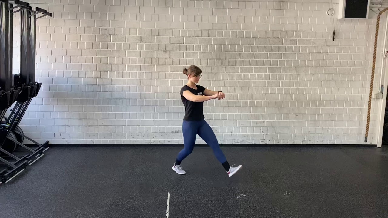 Forward Alternating Lunge - YouTube