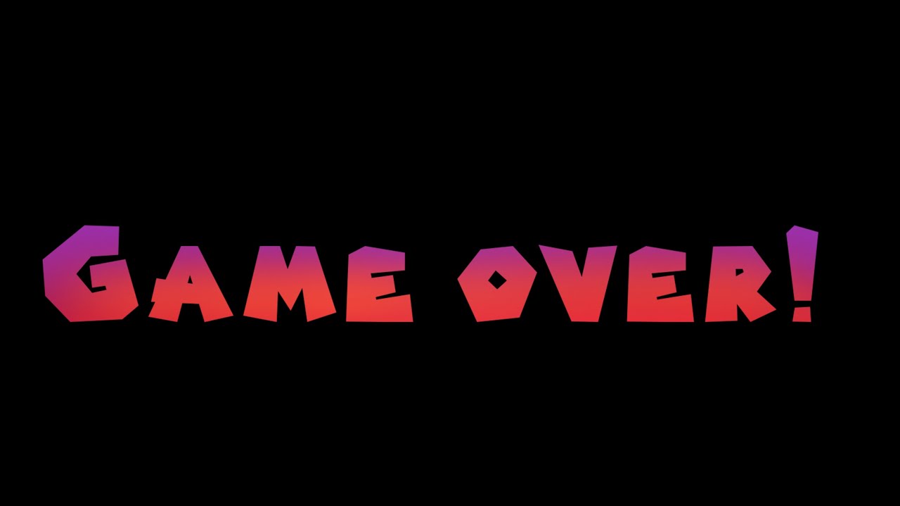 Continuation of Game Over Scene - YouTube