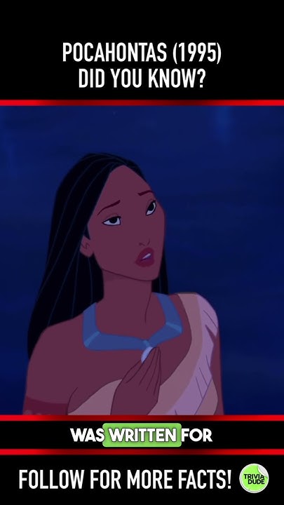 Did you know THIS about POCAHONTAS (1995)? Fact 2 - YouTube