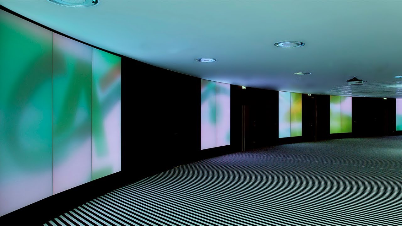 Crédit Agricole, Caen, France – Color Kinetics Luminous Textile - YouTube