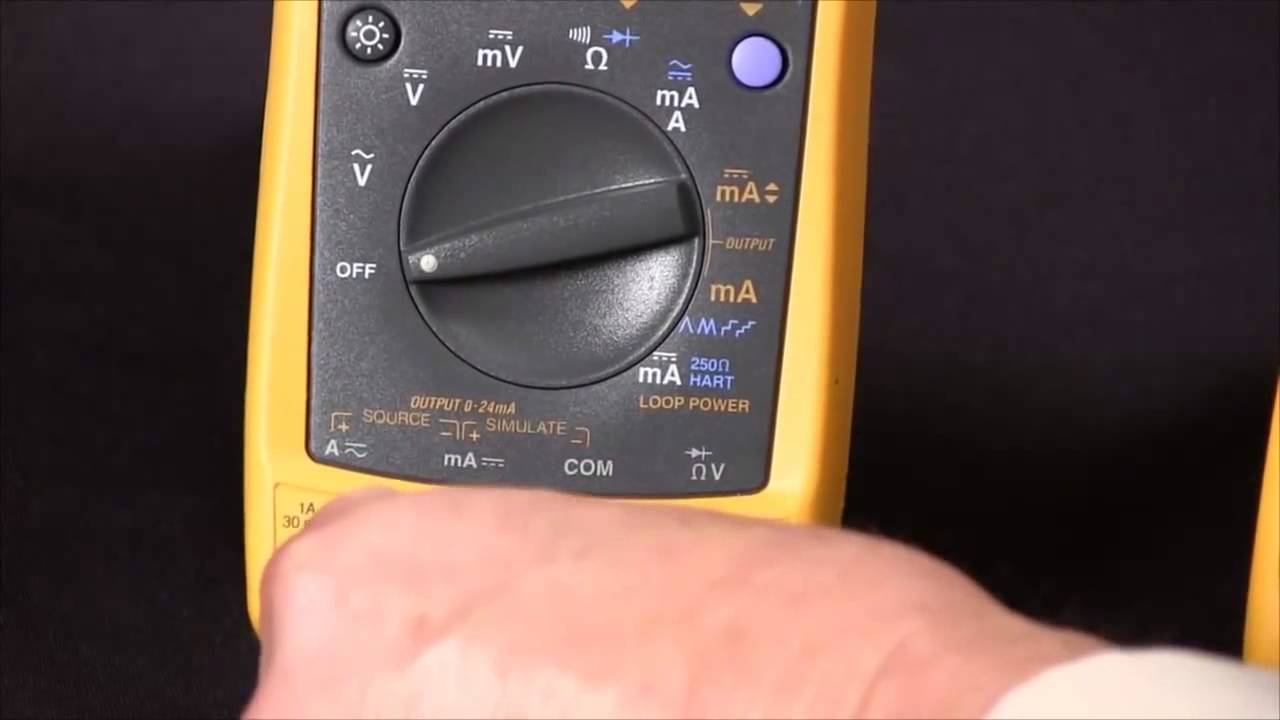 How To Source 4 20Ma Using The Fluke 789 Processmeter - YouTube