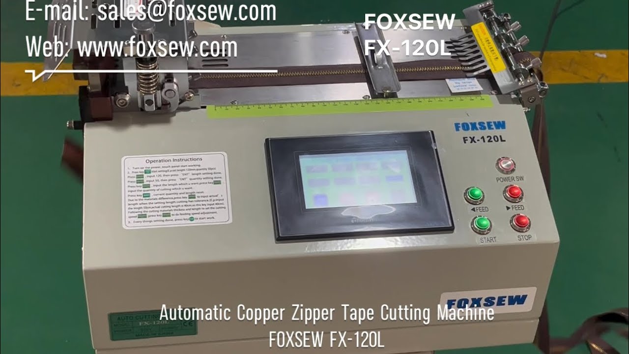 Automatic Copper Zipper Cutting Machine - YouTube