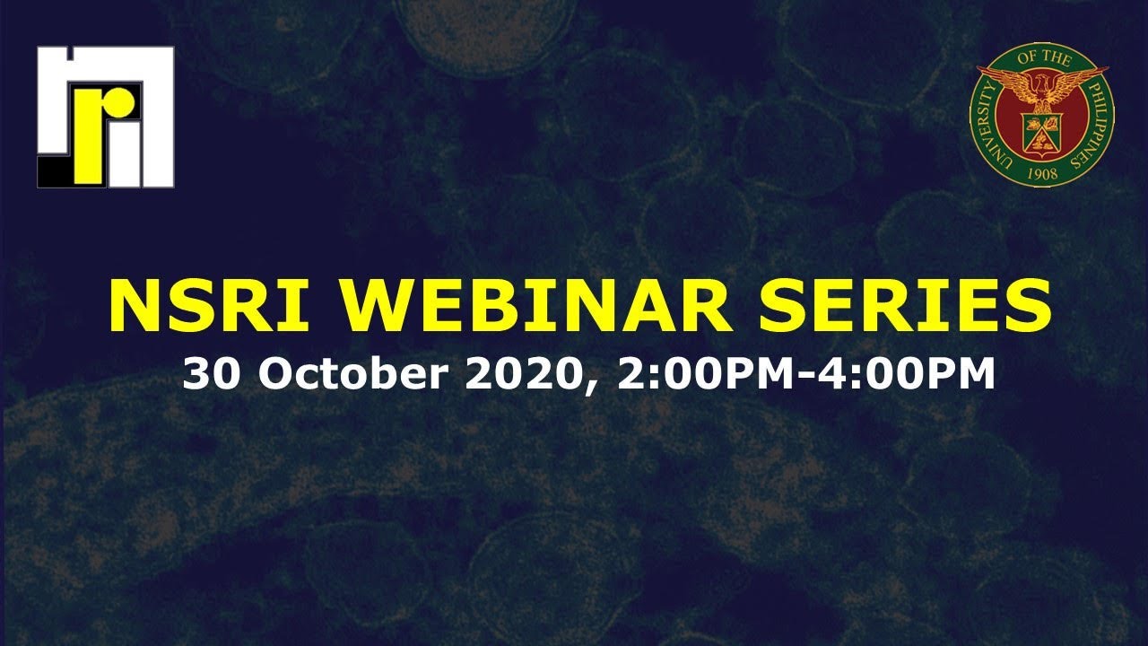 NSRI Webinar Series, October 30, 2020 - YouTube