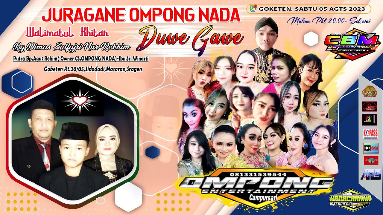 Live OMPONG NADA // BOSE OMPONG NADA DUWE GAWE // ARS SOUND 1 (Janto Cs) // Sabtu,05 Agts 2023 ...