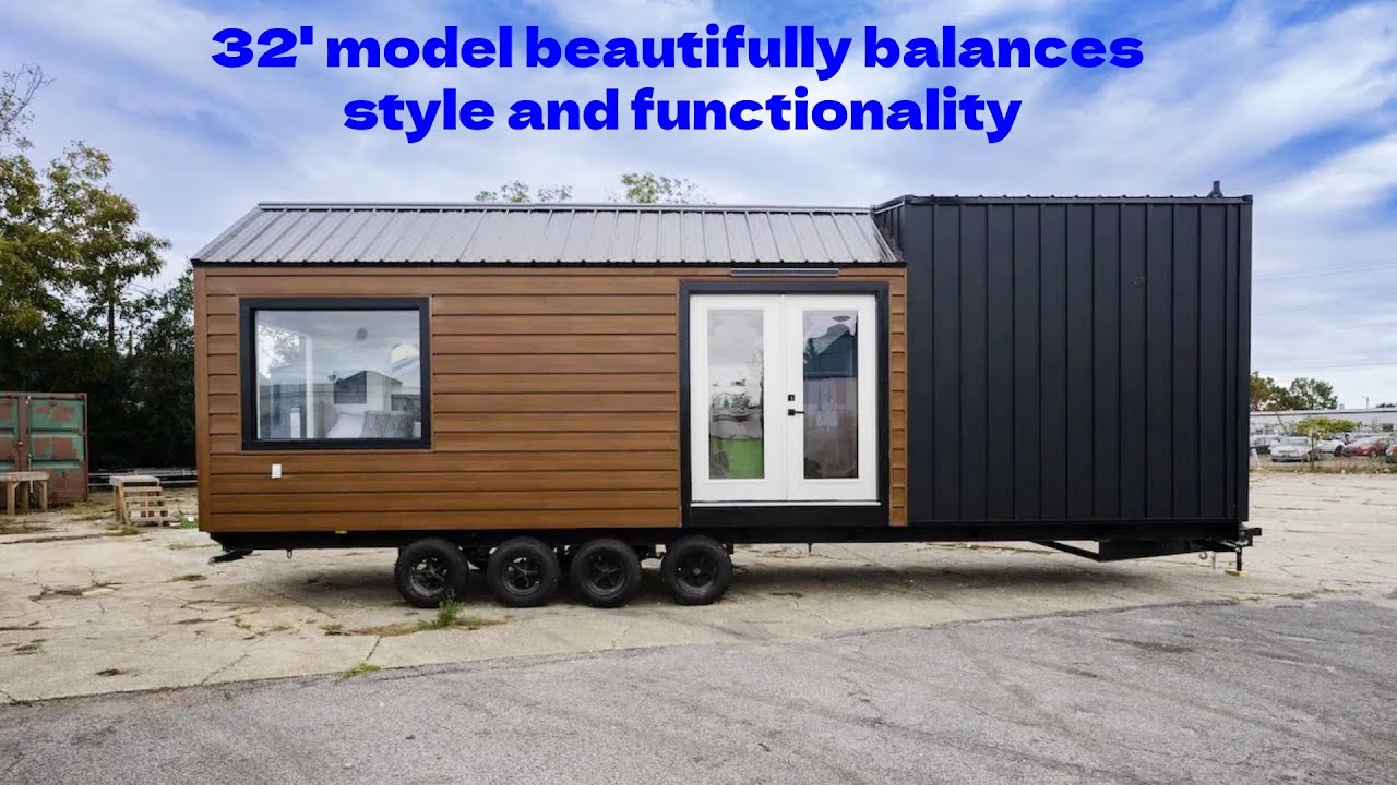 Explore this stunning 32-foot tiny house designed to balance style and ...