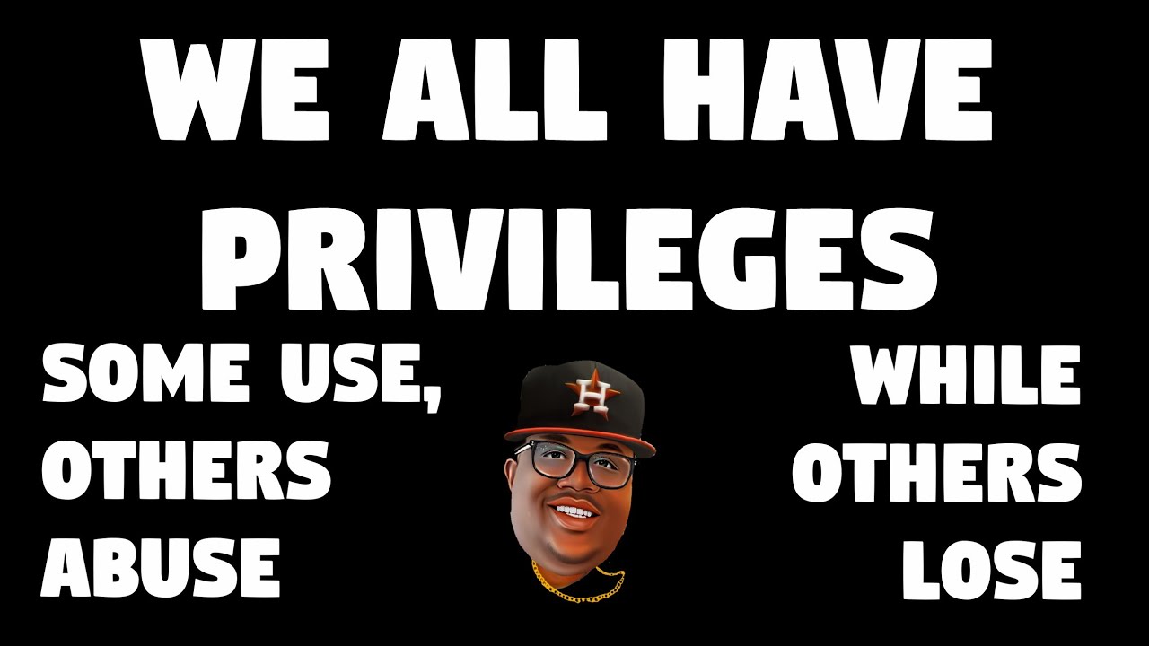 Why do people have issues with accepting that they have privileges ⁉️ ...