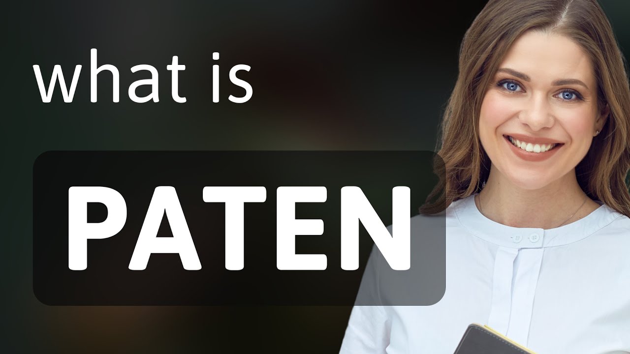 Understanding the Phrase "Paten" - YouTube
