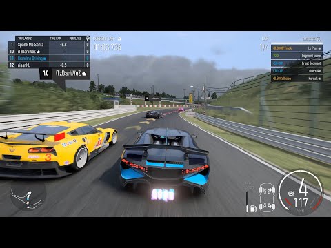 Using The Bugatti Divo With a Broken Spoiler in S-Class (Forza Motorsport)