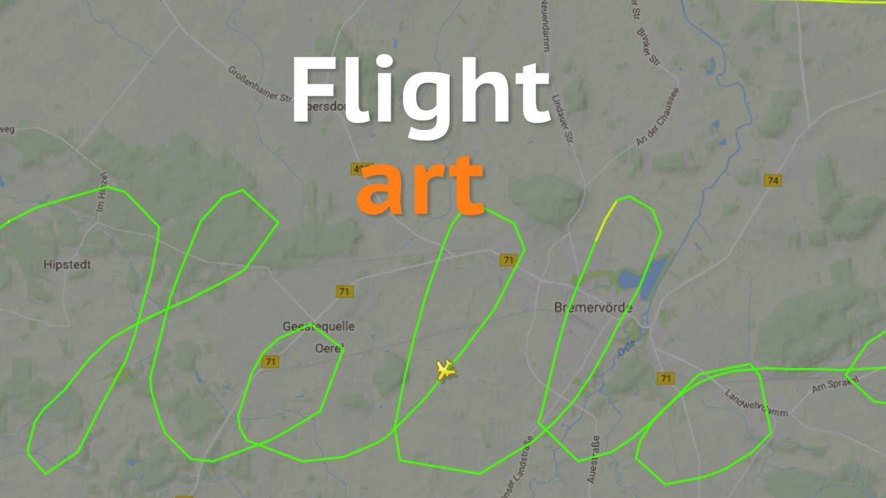 Pilots take sky writing to a whole new level with flight tracker art ...